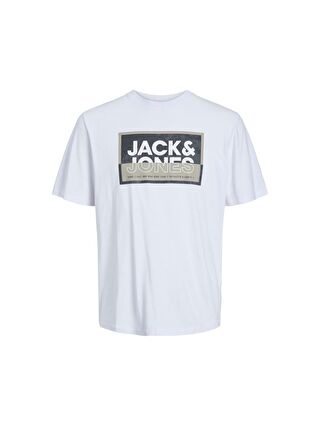 Jack & Jones Logan Erkek Beyaz Bisiklet Yaka Tişört - S000167806-20063 | LCW