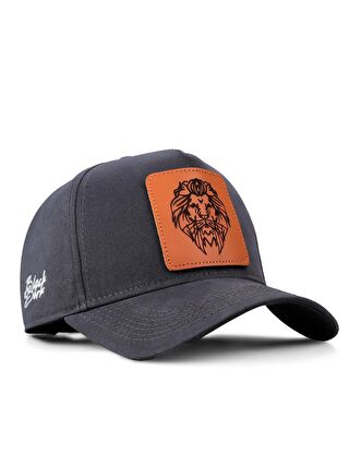 BlackBörk V1 Baseball Aslan - 13 Kod Logolu Unisex Antrasit Şapka (Cap ...