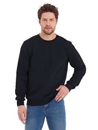Rodi Siyah Erkek Bisiklet Yaka Sweatshirt - S000084747-19351 | LCW
