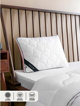 Oglo Beyaz Harmo Nano Elyaf Yastık - S000054213-20063 | LCW