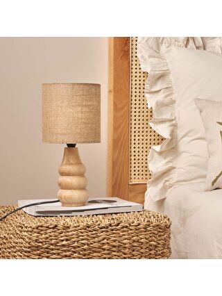 Bej Beech Wood Jüt Abajur - S000029180-26406 | LCW