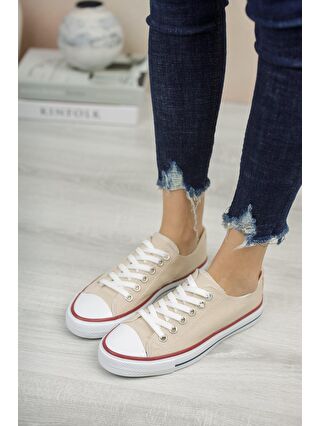 Bağcıklı Rahat Taban Kadın Sneaker A3232-20Bej - S000073951-19928 | LCW