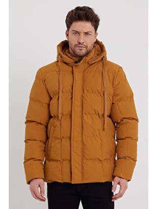 Sarı Kapüşonlu Şişme Mont AD-K50514PRM - S000147537-20071 | LCW