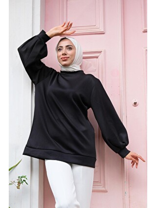 Locco Moda Bisiklet Yaka Sweat Siyah - S000077258-19351 | LCW