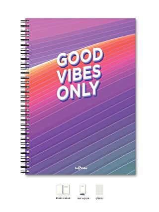 Mor A4 Defter Çizgili 200 syf Good Energy - S000056891-20042 | LCW
