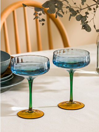 BLUE Water glass -S5DQ16Z8-CYL - LC Waikiki