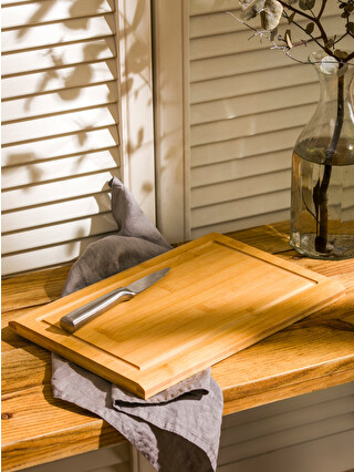 LCW HOME Wooden Chopping Board 33 cm -S5G676Z8-V54 - LC Waikiki