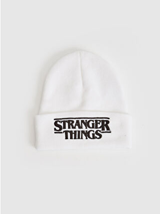 Beyaz Stranger Things Lisanslı Triko Bere - 0W3882Z8-E5X | LCW