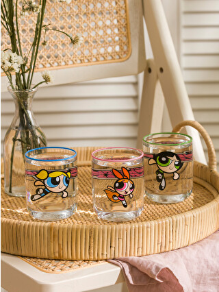 LCW HOME Powerpuff Girls Printed Glass Cup 3-pack 350 ml -W4FH67Z8-F9C ...