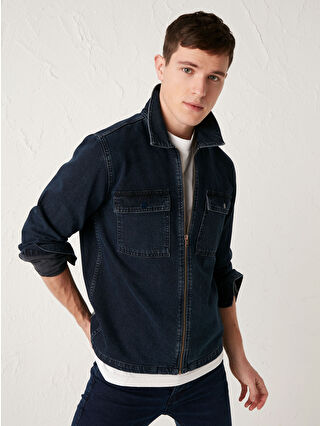 XSIDE Standard Fit Jean Jacket -S14751Z8-309 - LC Waikiki