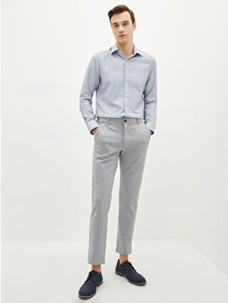 LCWAIKIKI Formal - LCWAIKIKI Formal Beyaz Slim Fit Uzun Kollu Armürlü ...