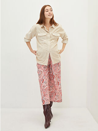 LCWAIKIKI Maternity Viskozne pantalone za trudnice širokih nogavica sa ...