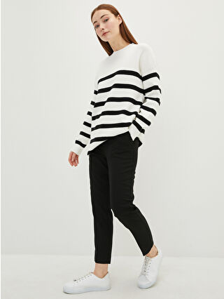 LCW Modest - LCW Modest Siyah Standart Fit Cep Detaylı Kadın Pantolon ...