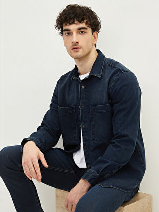 LCW Jeans Standard Fit Men's Denim Jacket -S24833Z8-309 - LC Waikiki