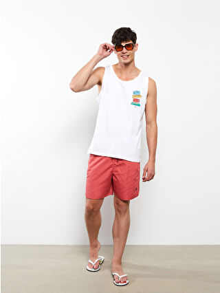 Men's Short Embroidered Shorts -S2BT91Z8-GUG - LC Waikiki