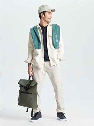 Standard Fit Twill Men's Trousers -S2FS59Z8-RST - LC Waikiki