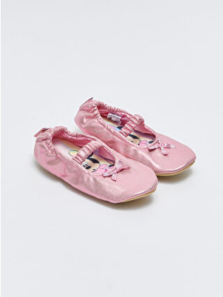 LCW STEPS Pembe Minnie Mouse Lisanslı Kurdele Detaylı Kız Çocuk Pisi ...
