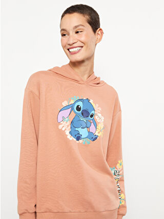 LCW Casual Lilo & Stitch Hanorac Cu Mânecă Lungă Imprimat pentru Femei ...