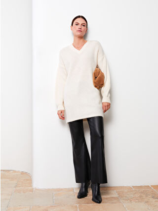 LCW Modest Tunika od trikotaže s V izrezom, ravnog kroja i dugih rukava ...