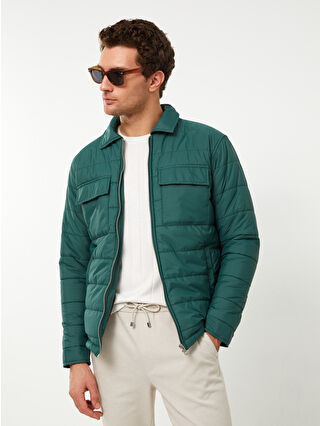 LCW Vision Standart Kalıp Gömlek Yaka Erkek Şişme Mont -S30631Z8-TTN | LCW