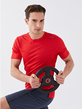 XSIDE ACTIVE DRY-TECH Crew Neck Short Sleeve Men's Sports T-Shirt - S33951Z8-GZX - LC Waikiki