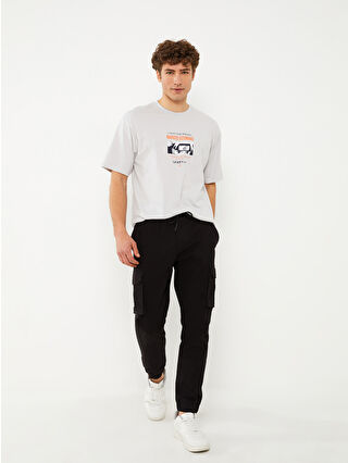 XSIDE Usko Krojene Keper Muške Cargo Pantalone -S3AD84Z8-RQL - LC Waikiki