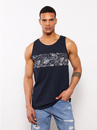 XSIDE Crew Neck Printed Jersey Men's Sleeveless T-Shirt -S3CV94Z8-HRZ ...
