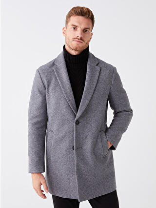 LCW Vision Standard Fit Jacket Collar Men's Cachet Coat -W33074Z8-DZS ...