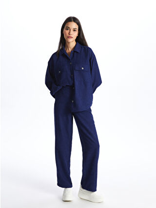 LCW Vision Lacivert Kadın Dar Fit Düz Pantolon - W3JO80Z8-Y5H | LCW