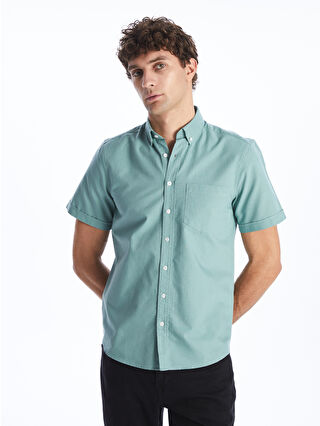 LCWAIKIKI Classic Regular Fit Short Sleeve Men's Shirt -S4H584Z8-GP4 ...