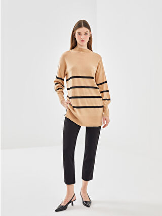 LCW Modest Siyah Beli Lastikli Kadın Pantolon - W4FD17Z8-RQL | LCW