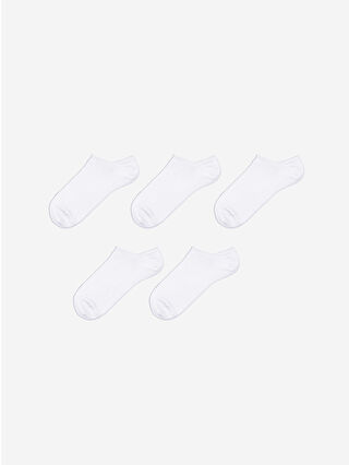 Women's Plain Trainer Socks 5 Pack -S57847Z8-J5E - LC Waikiki