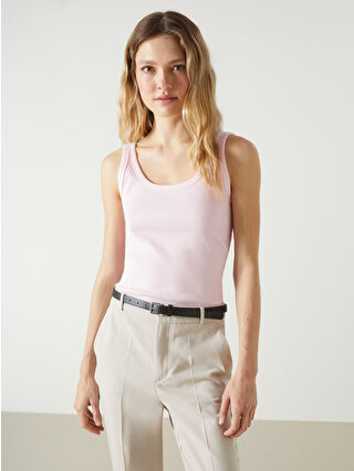 LCW ECO - LCW ECO Pembe U Yaka Kadın Atlet - S5GO97Z8-SBX | LCW