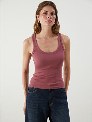 LCW Vision Pembe U Yaka Kadın Atlet - S5PU79Z8-H8U | LCW