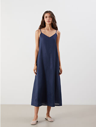 LCW Vision Woman INDIGO Dress -S5Q558Z8-CS6 - LC Waikiki