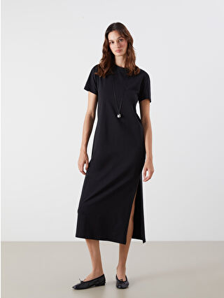 LCW Vision Woman BLACK Dress -S5QJ11Z8-CVL - LC Waikiki