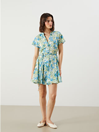 LCW Vision Woman GREEN Dress -S5QL21Z8-LRR - LC Waikiki