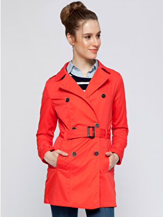 LCW Vision Trench coat -6Y0666Z8-13F - LC Waikiki