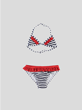 LCW Kids Beyaz-Açık Gri-Koyu Mavi Bikini - 6Y5976Z4-031 | LCW