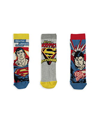 LCW Kids Pembe-Lila-Beyaz Soket Çorap - 8S9329Z4-355 | LCW