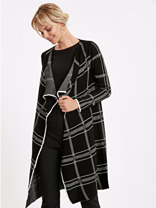 LCW Modest Yeni Siyah Hırka - 8W3362Z8-CVL | LCW