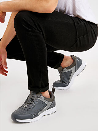 Letoon Antrasit Erkek Gri Spor Ayakkabı - 9ST273Z8-CTH | LCW