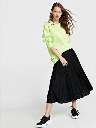 LCW Modest Woman BLACK Skirt -9SN005Z8-CVL - LC Waikiki