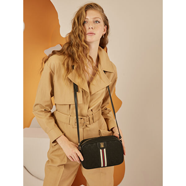 Pierre Cardin Desenli Kadın Çapraz Çanta