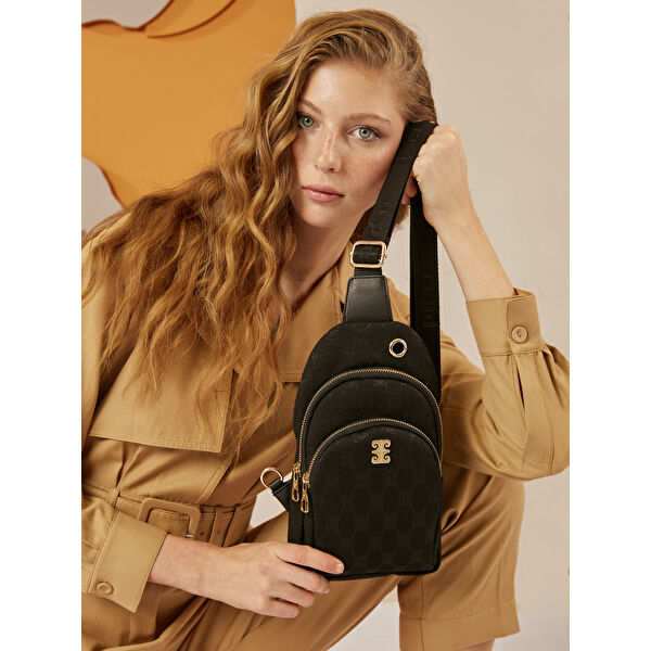 Pierre Cardin Desenli Kadın Çapraz Çanta