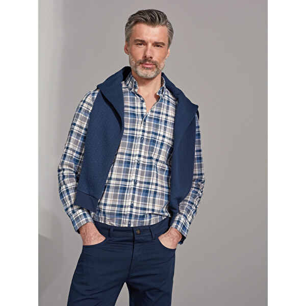 Regular Fit Pamuklu Ekose Gömlek Regular Fit Pamuklu Ekose Gömlek