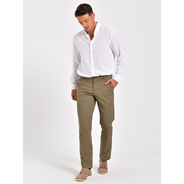 Normal Kalıp Gabardin Chino Pantolon