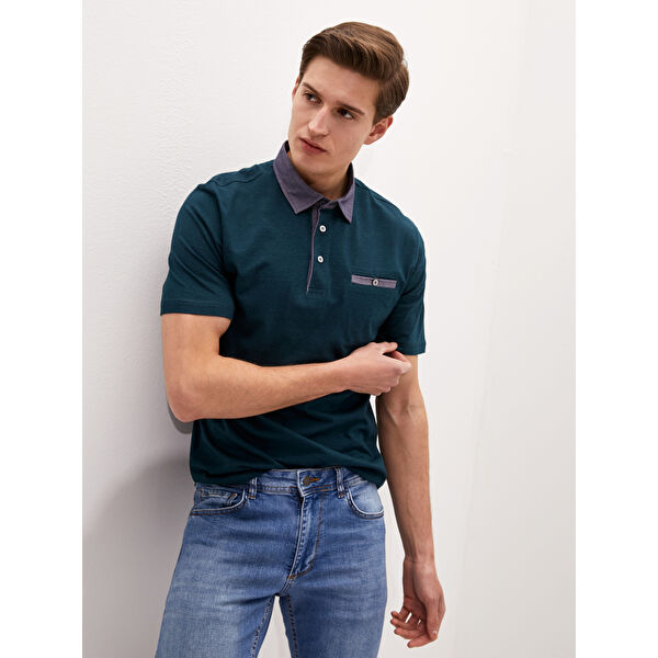 Polo Yaka Kısa Kollu Penye Erkek Tişört Polo Yaka Kısa Kollu Penye Erkek Tişört