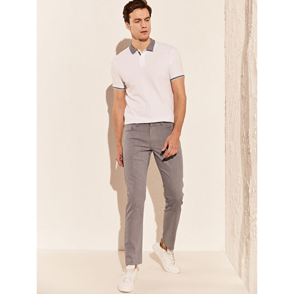 LCW CLASSIC Slim Fit Dokulu Erkek Pantolon