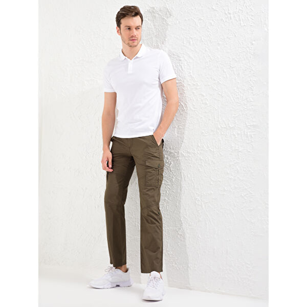Regular Fit Kargo Cepli Gabardin Pantolon Regular Fit Kargo Cepli Gabardin Pantolon